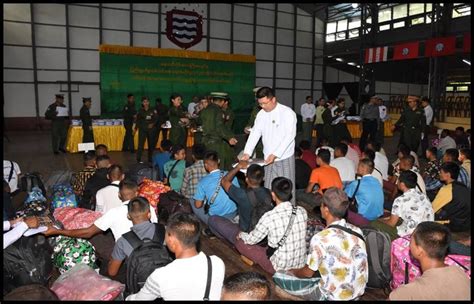 ပြည်သူ့စစ်မှုထမ်းသင်တန်း အမှတ်စဉ် ၅ ၂ဝ၂၄ သို့ တက်ရောက်မည့် နိုင်ငံ့သားကောင်းရတနာများအား သ