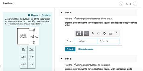 Solved Part A Find The Thevenin Equivalent Resistance For Chegg