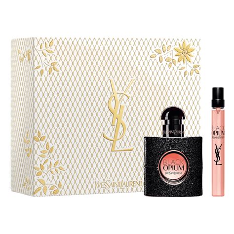 Ysl Black Opium Womens T Set 30ml Perfume Direct