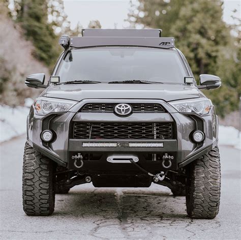 14 23 Toyota 4runner Low Profile Front Bumper Side Supports Bare All