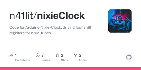 NixieClock Main Ino At Main N41lit NixieClock GitHub