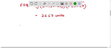 Solved Determine The Optimal Order Quantity For The Following Discount Options Demand Is Known