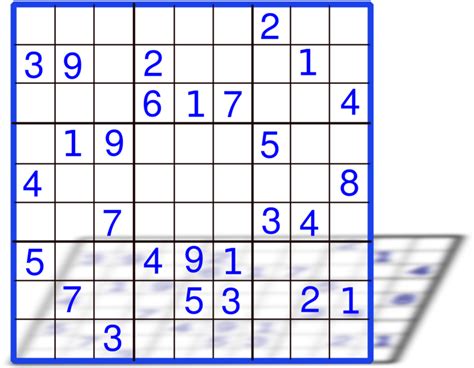 Download Square Angle Symmetry Sudoku Png Clipartkey