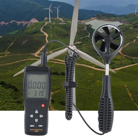 Cikonielf Jauge De Vitesse Du Vent Smart Sensor As856 Anémomètre