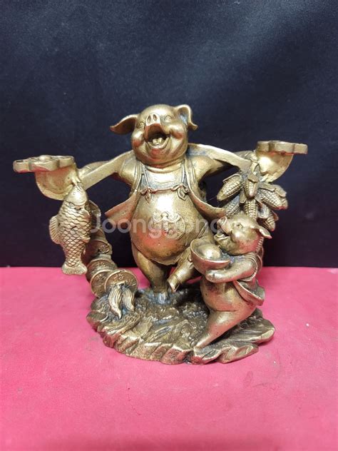 복돼지 동브론즈 예술작품 골동품 수집 중고나라