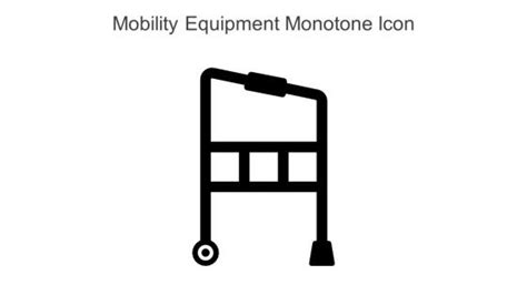 Mobility Equipment Monotone Icon In Powerpoint Pptx Png And Editable