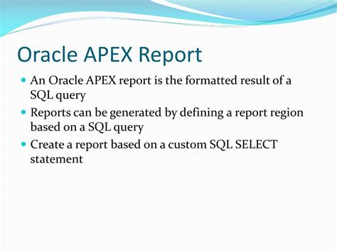 Ppt Oracle Application Express Apex Powerpoint Presentation Free
