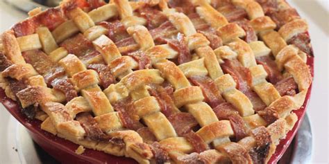 Bacon Apple Lattice Pie Bush Cooking