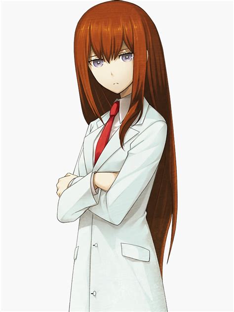 Kurisu Makise Sticker For Sale By Kawaiicrossing Redbubble