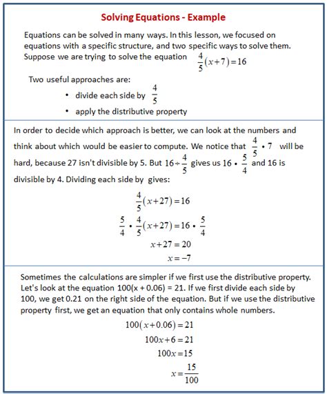 Using The Distributive Property To Solve Equations Tessshebaylo