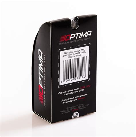 Светодиодная лампа T4W BA9S – Optima Premium MINI CREE CAN BUS 50W ...