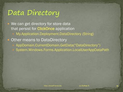 Advanced Clickonce Deployment Techniques By Suthep S Greatfriends Biz