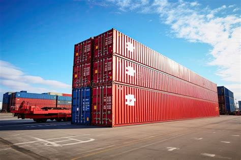 Modern System Transportation And Logistic Import Export Generative Ai