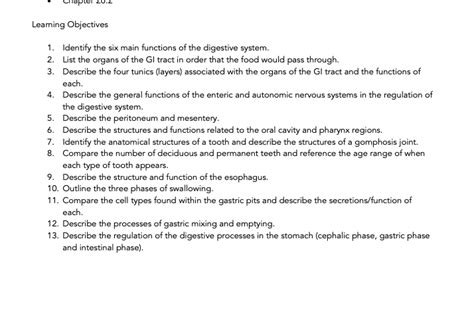 Solved Leaming Objectives Identify The Six Main Functions Chegg