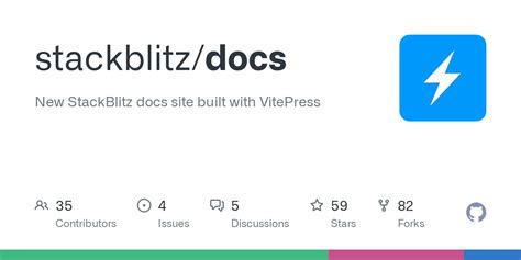 Github Stackblitzdocs New Stackblitz Docs Site Built With Vitepress
