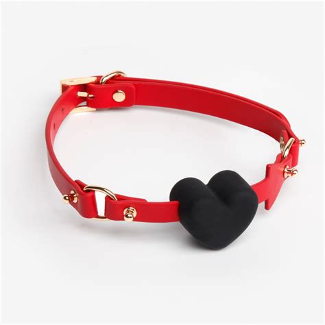 Take You To Next Level Of Pleasure Heart Shaped Mouth Ball Gag Bdsm