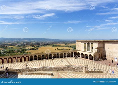 Beautiful Exterior View Of The Famous Papal Basilica Of St Francis Of