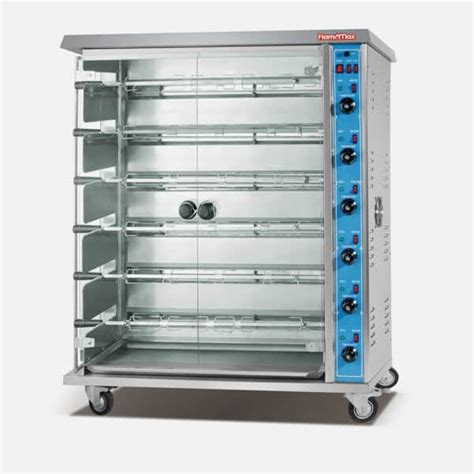 Hej 9p Girarrosto Elettrico A 9 Canne Per Pollo Flamemax