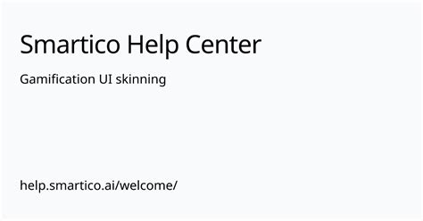 Gamification Ui Skinning Smartico Help Center