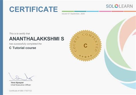 ananthalakkshmi s on linkedin cprogramming lockdownlearnings thankyou sololearn