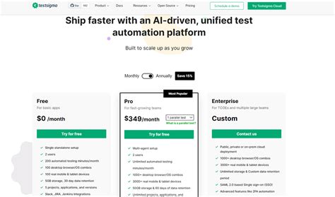 Qa Automation Tools Software Automation Tool For Test Automation