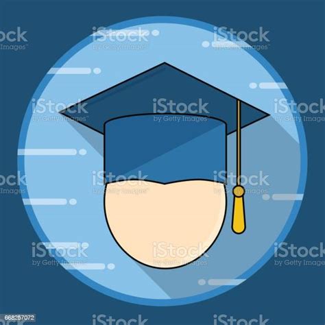 긴 그림자를 눈금 모자 아이콘 교육에 대한 스톡 벡터 아트 및 기타 이미지 교육 그림자 긴 Istock