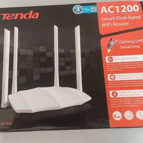 Dual Tenda Ac5 Router, 4 at ₹ 1475/piece in Hisar | ID: 2852260737312