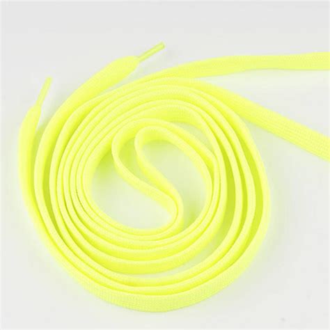 1 Pair 120cm Flat Color Polyester Shoelaces Trousers Strings Hat