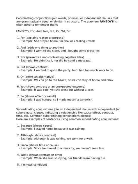 Conjunctions Pdf Semantic Units Semantics