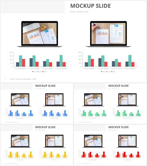 Ppt 막대 그래프 템플릿 And 파워포인트 배경 녹색 Poipl