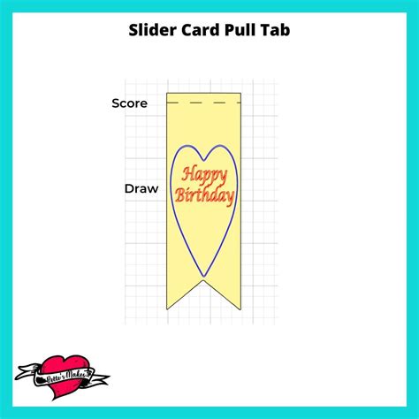 Pull Tab Slider Card Template