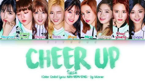 Twice Cheer Up Color Coded Lyrics Hanromeng Youtube