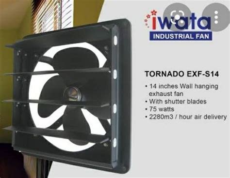 Iwata 14in Metal Blade Tornado Industrial Exhaust