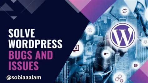Fix Wordpress Errors Issues And Bugs By Sobiaaalam Fiverr