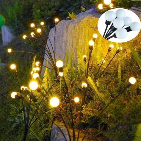 Wilgoon Led Solarleuchte Solar Gartenlichter Außen 8 Led 2 Stück