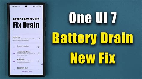 How To Fix Samsung One Ui 7 0 Battery Drain Issues Geeky Gadgets
