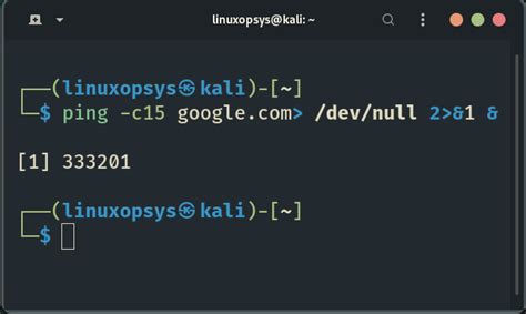 How To Execute Linux Commands In The Background Thread From