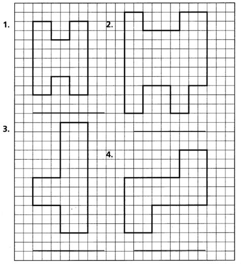 Math Expressions Grade Unit Lesson Answer Key Area Of Rectilinear