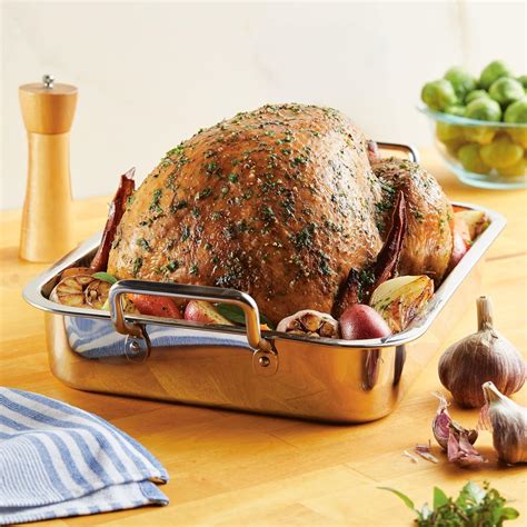 Farberware Stainless Steel Roaster And Removable Rack Lehmans