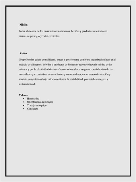 U2 Grupo Herdez Pdf Economias