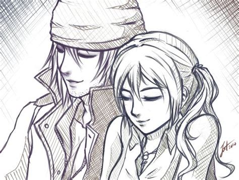 Commission Snow X Serah Final Fantasy Artwork Final Fantasy Art