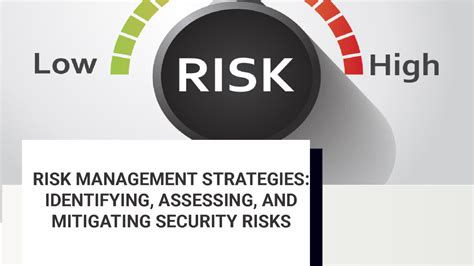 Risk Management Strategies Identifying Assessing And Mitigating Security Risks Kings Unique