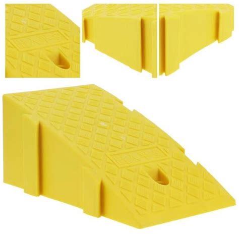 VGEBY rampe de bordure en plastique Rampe de Seuil Rampe de Bordure Résistante à l usure pour