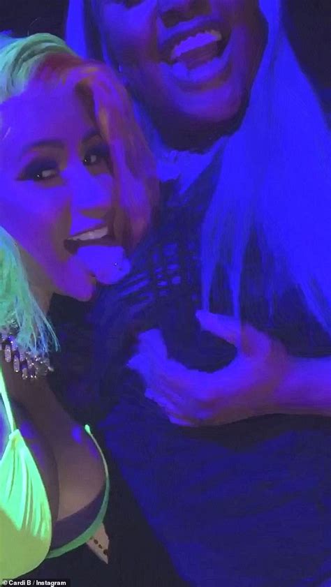 Cardi B Flaunts Impressive Cleavage As She Puts On A Raunchy Display