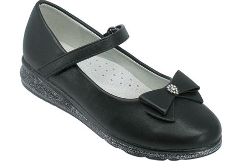 Туфли школьные для девочек «Ладья черные купить оптом дешево в Новосибирске