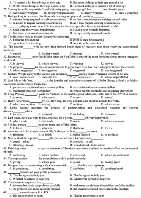Module 18 CÁc LoẠi MỆnh ĐỀ Types Of Clauses Interactive Worksheet Topworksheets