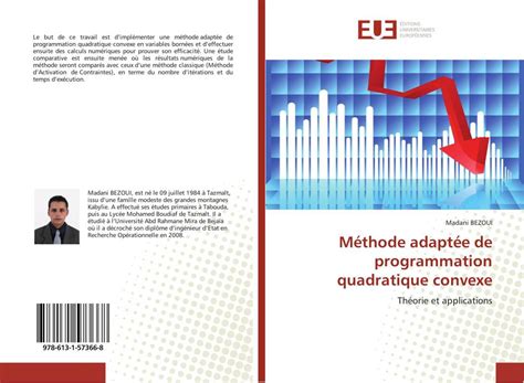 méthode adaptée de programmation quadratique convexe madani bezoui