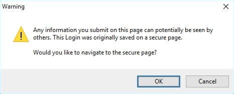 If You See Unsecured Page When Trying To Fill A Password Password