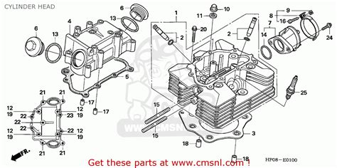 Honda Trx500fm Fourtrax Foreman 2005 5 Australia Cylinder Head Buy