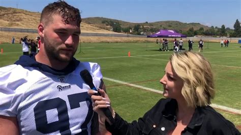 Brooke Kromer Interviews Rams Dl Morgan Fox Youtube